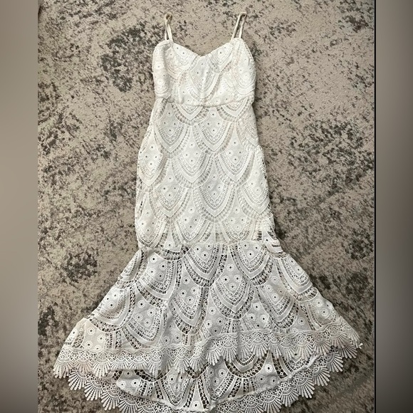 Lulus | Dresses | Lulus White Lace Dress | Poshmark